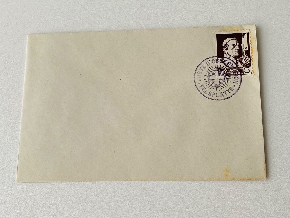 Feldpost FELSPLATTE 6. Divison seltener Brief 1. Weltkrieg (Gebraucht) in Müswangen für CHF 10 ...