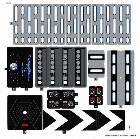 LEGO 75159 Todesstern Sticker Bogen | Kaufen auf Ricardo