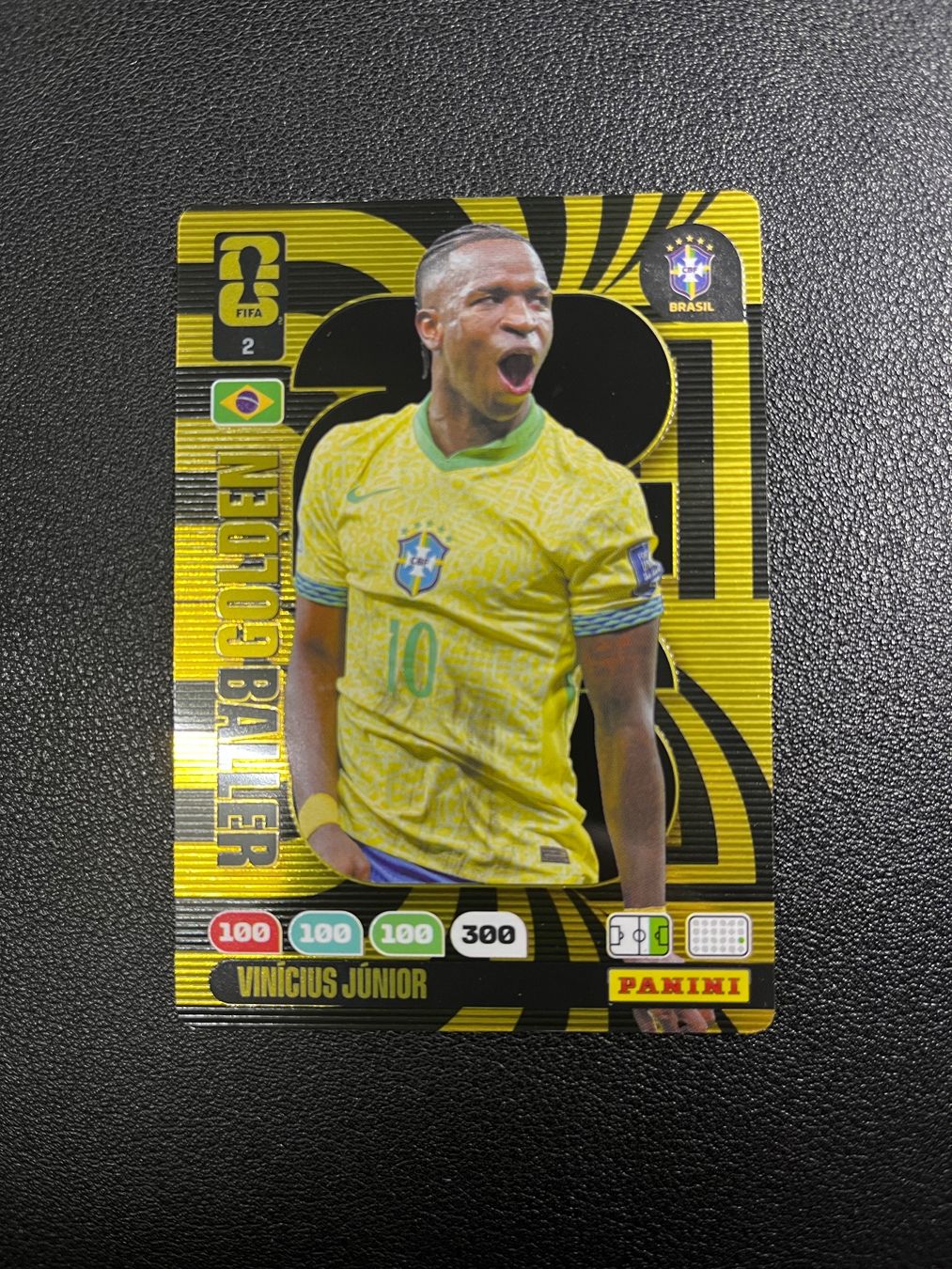 Panini FIFA World Cup 2026 Vini JR. Golden Baller 2 (Neu (gemäss ...