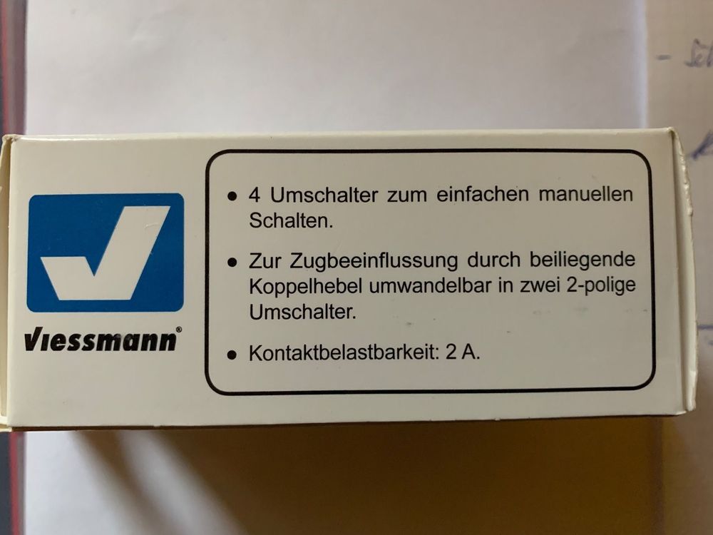 Viessmann 5550, universal Ein-Aus-Umschalter (Neu (gemäss Beschreibung ...