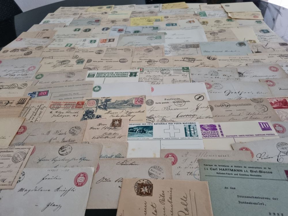 Posten mit 90 Briefen/Ganzsachen/PK | Kaufen auf Ricardo