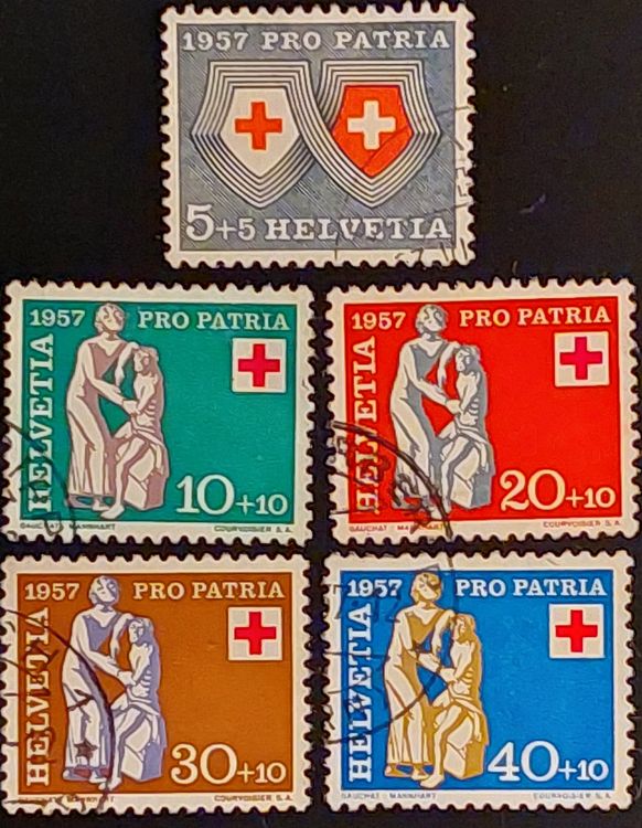 1957 Pro Patria B81-B85 ʘ gestempelt | Kaufen auf Ricardo