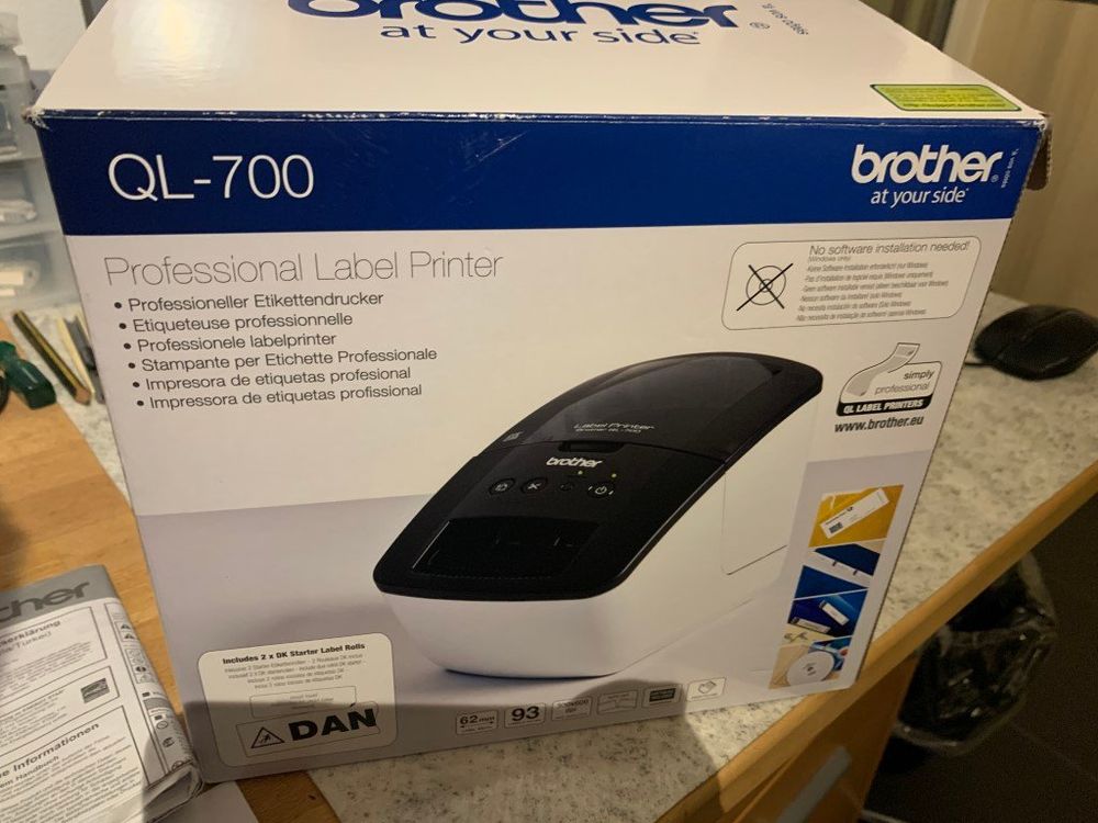 Brother Etikettendrucker P-touch QL-700 Label Printer | Kaufen auf Ricardo