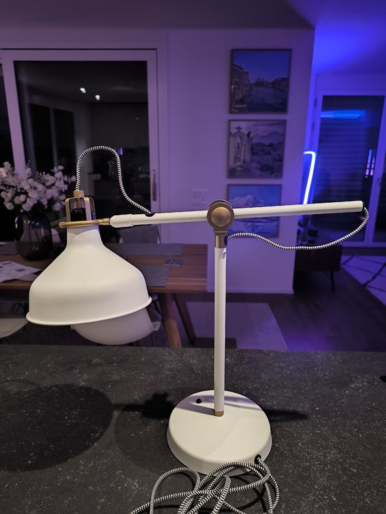 Ikea Schreibtischlampe Ranalp, weiss (Gebraucht) in Niederrohrdorf für CHF 15 – nur Abholung auf ...