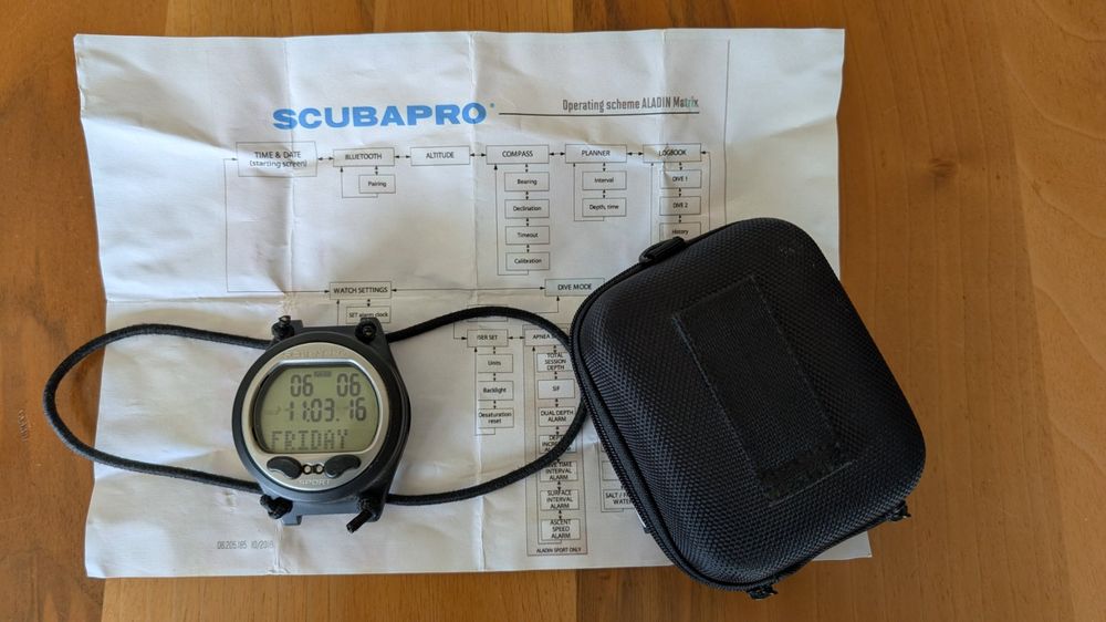 SCUBAPRO Tauchcomputer Aladin Sport Matrix (Gebraucht) in Lüchingen für ...