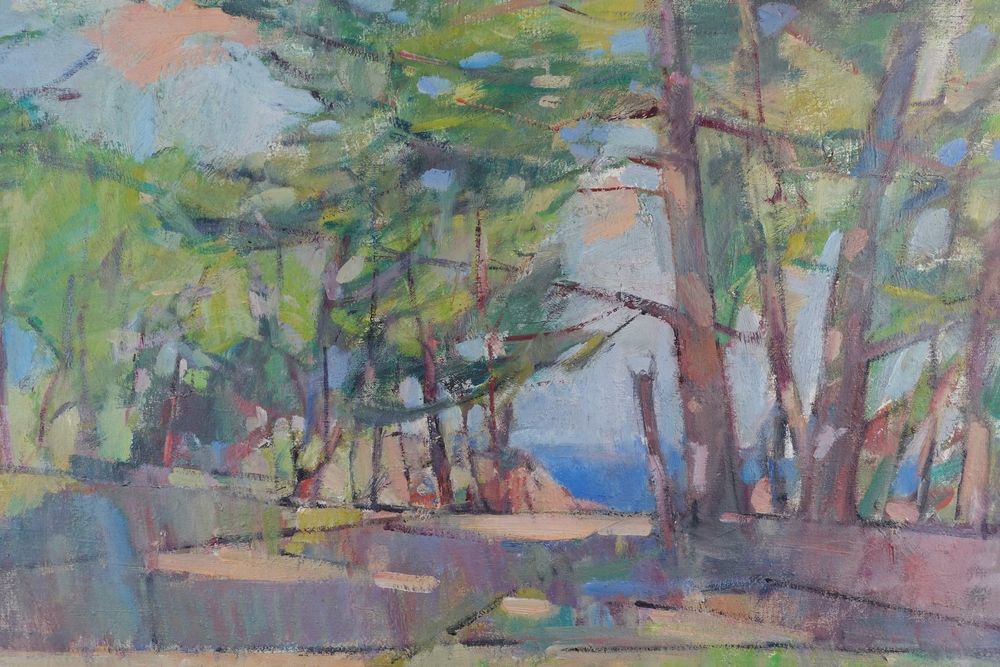 Walter Emil Müller, Schweizer Kunst, Parklandschaft (Gebraucht) in Zumikon für CHF 850 – nur ...