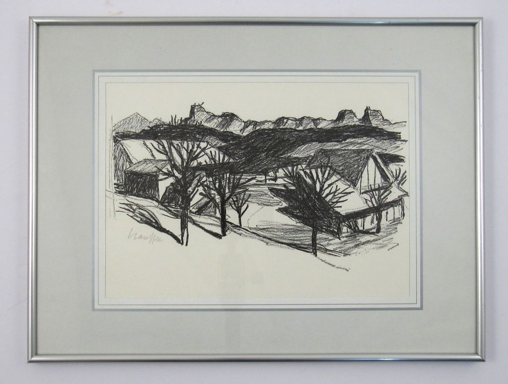 Fred Stauffer (1892 - 1980) - Landschaft - Lithografie (Gebraucht) in Meinisberg für CHF 17 ...