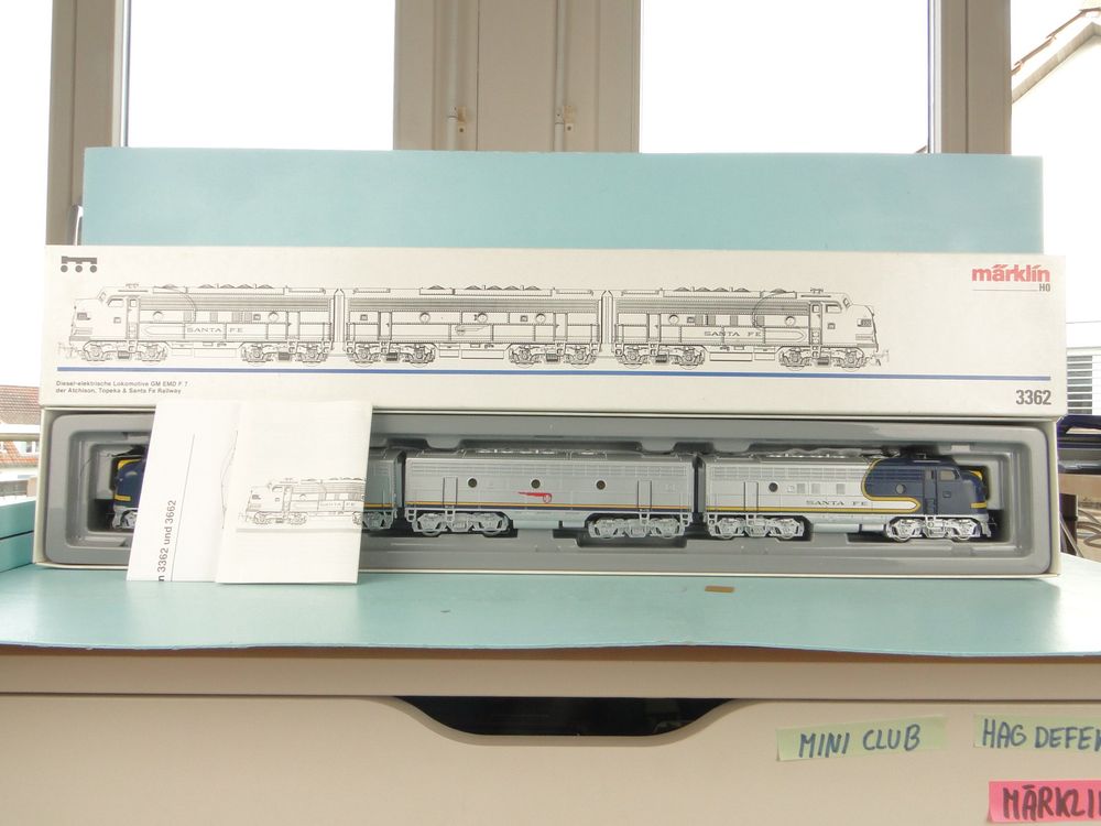 Märklin 3362 Set 3 teilige F7 Santa Fe, 2-motorig (Gebraucht) in Bülach ...