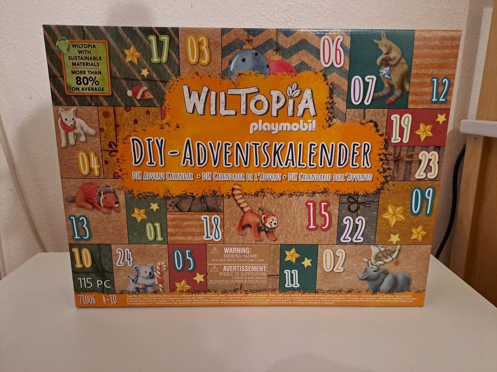 Playmobil 71006 Adventskalender Wiltopia Tierische Weltreise (Neu und ...