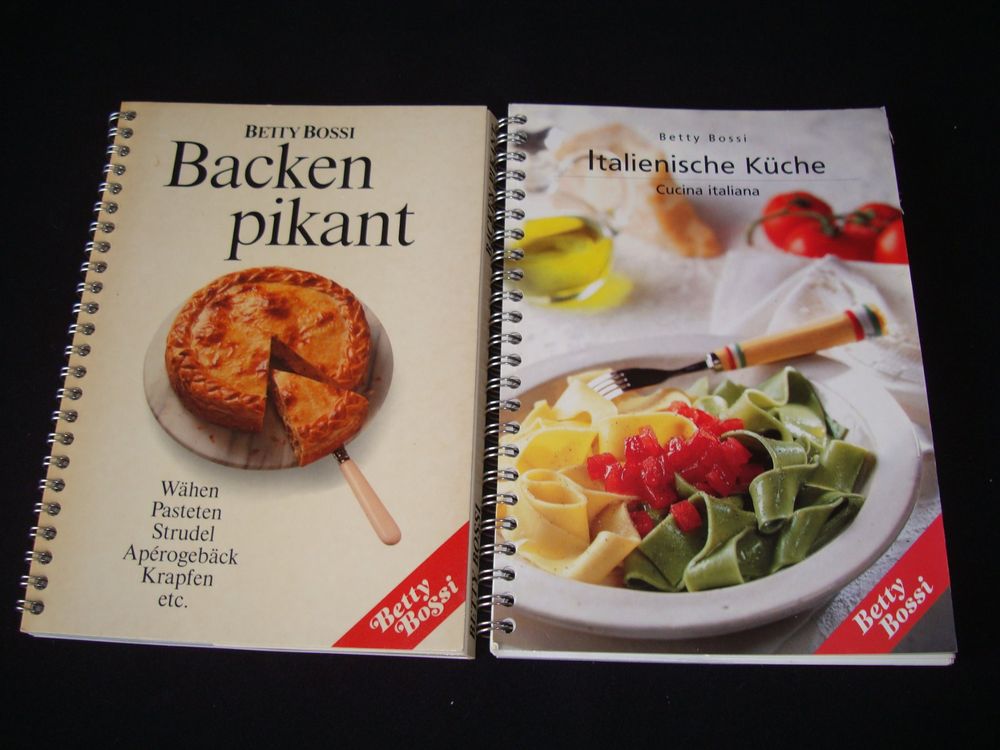 4 BETTY BOSSI UND 1 DR. OETKER KOCHBUCH (Gebraucht) in Scherz für CHF ...