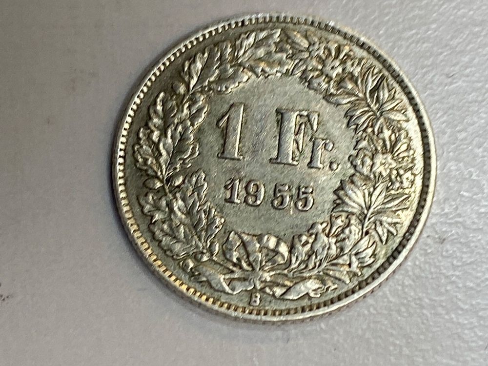 1 Fr. Silber Schweiz 1955 ss (Gebraucht) in Herisau für CHF 20 – mit Lieferung auf Ricardo kaufen