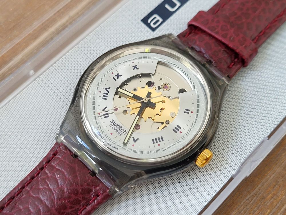 SWATCH AUTOMATIC SAM100 RUBIN VARIANTE NEU (Neu und originalverpackt) in Lommiswil für CHF 55 ...