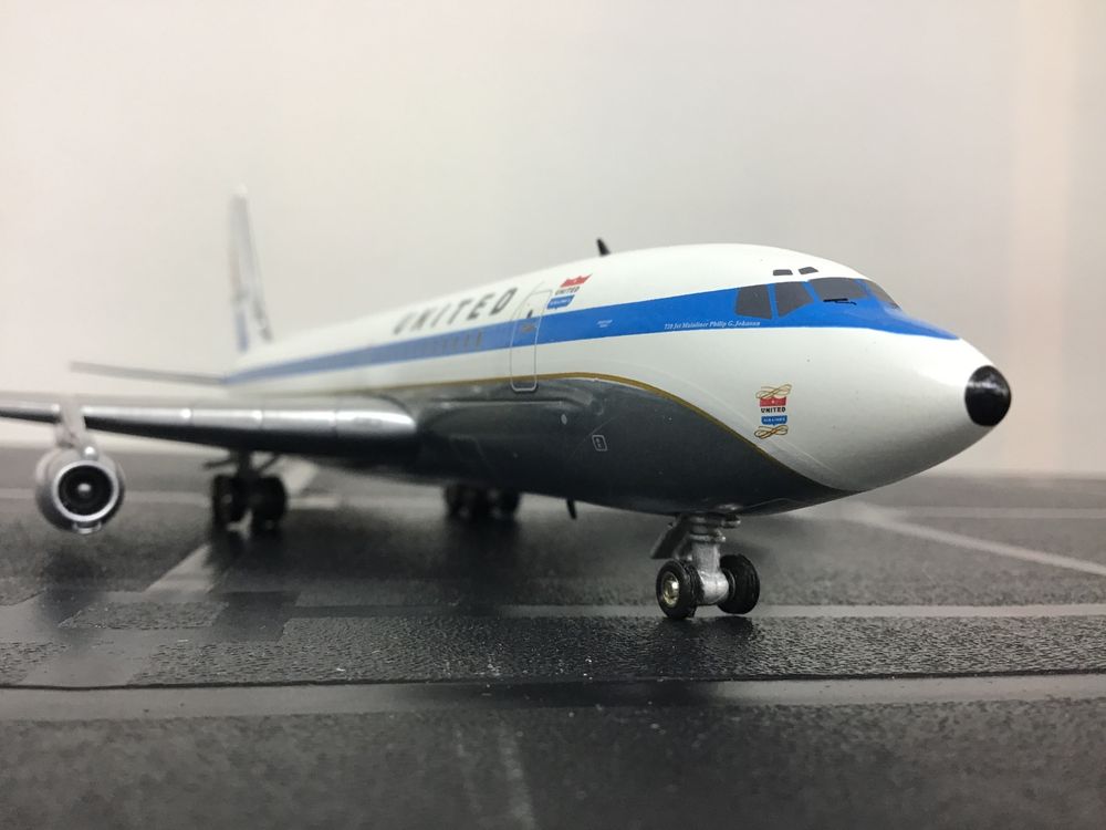 Boeing 720 Jet Mainliner, United, 1:200 Sammlerstück (Neu (gemäss ...