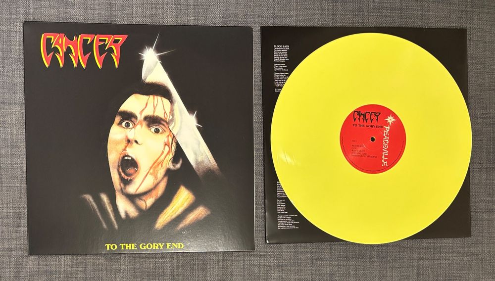 CANCER - To The Gory End CULT UK Death Metal LP (Neu (gemäss ...