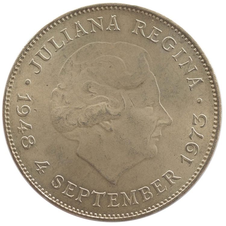 Niederlande 10 Gulden 1973 Juliana Silbe (Neu und originalverpackt) in ...