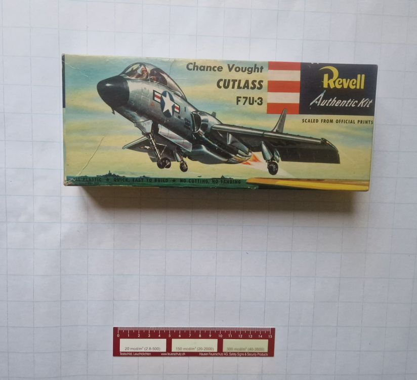Revell Chance Vought Cutlass F7U-3 1/60 H 211:89 neuw (Neu (gemäss ...