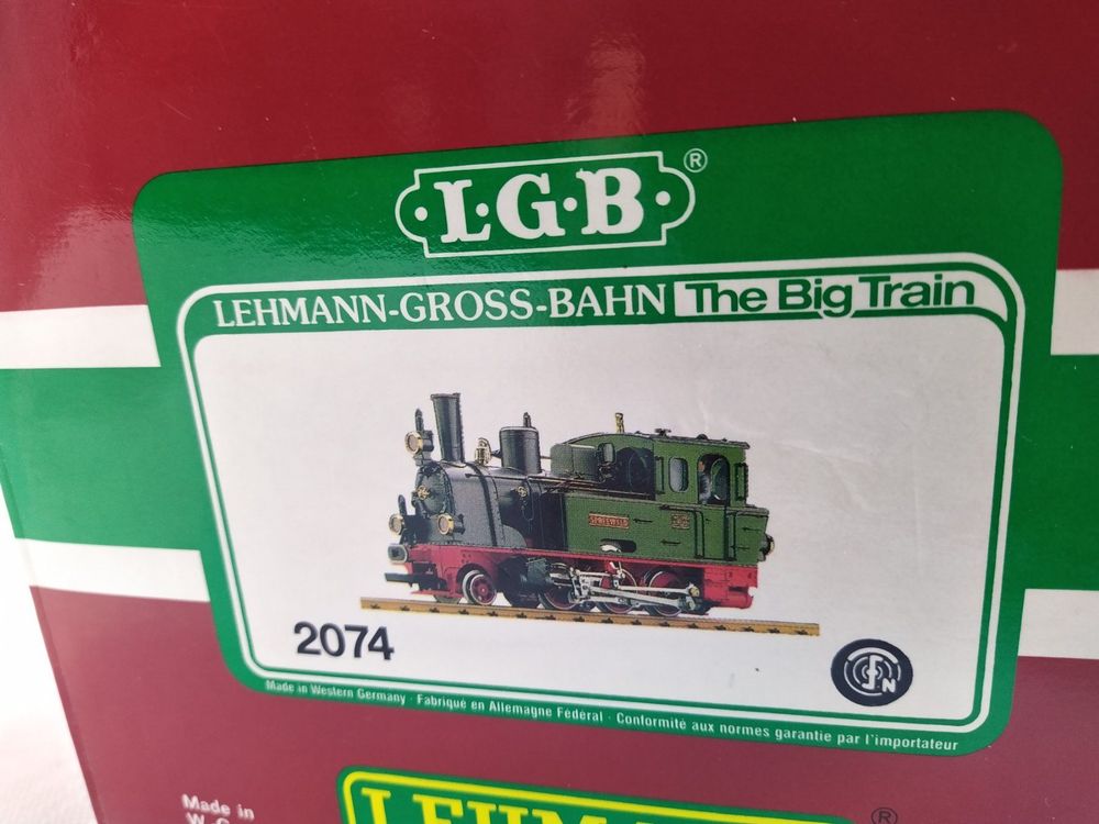LGB Leerverpackung 2074 ( Nur Verpackung ) (Gebraucht) in Oberkulm für ...