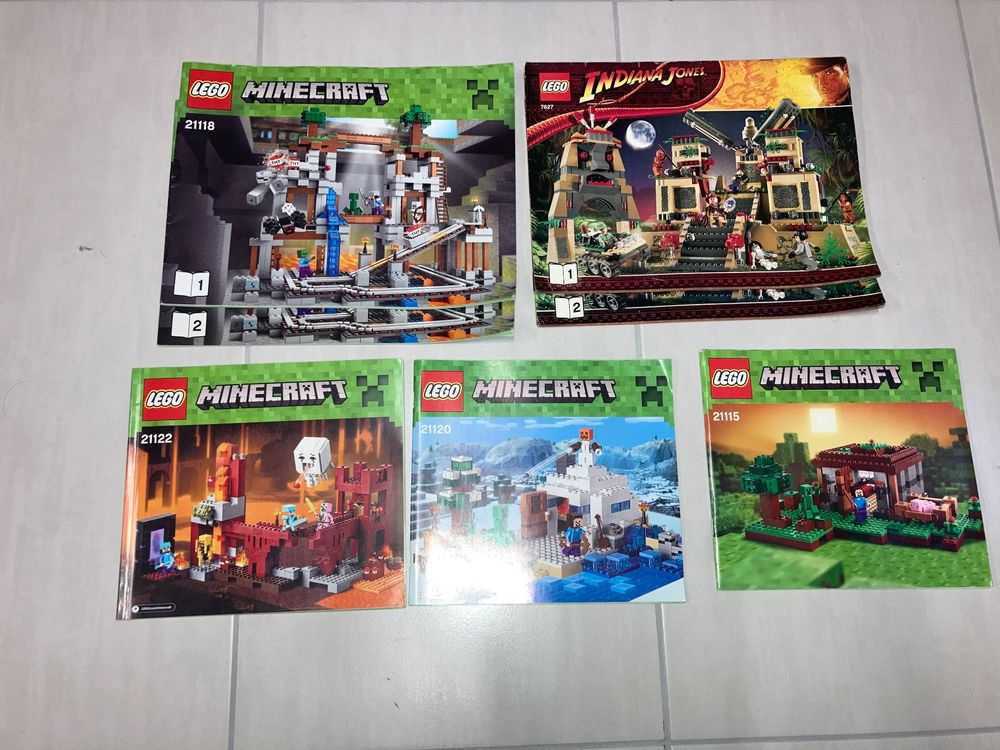 Lego Technic - Star Wars - Minecraft-Indiana Jones anleitung | Kaufen ...