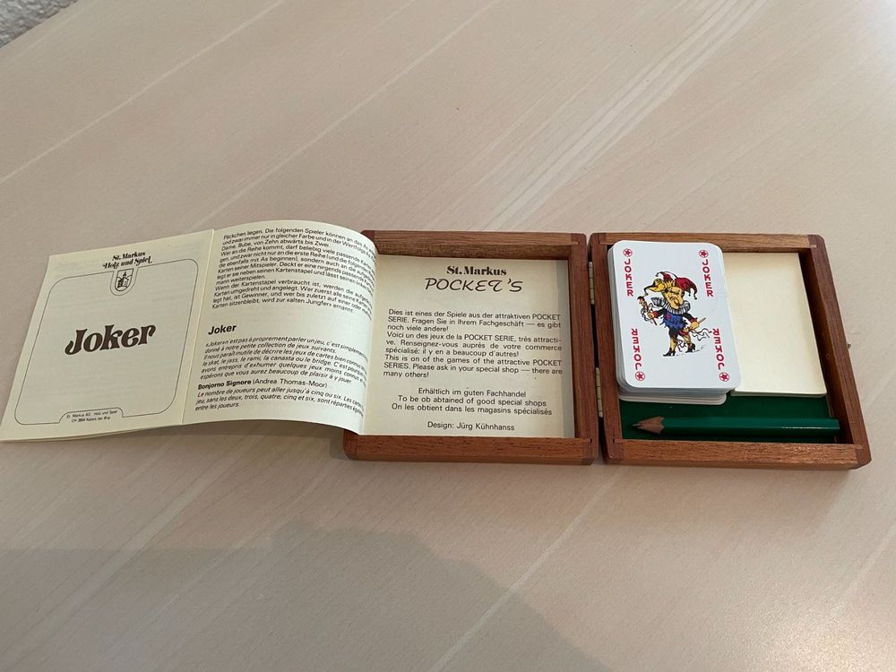 Jokerkarten-Set St. Markus Holz und Spiel (Gebraucht) in Buchs AG für ...