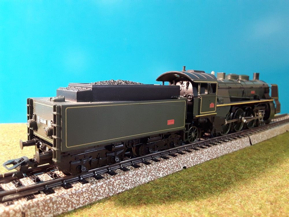 Märklin 3317 _ SNCF _ Dampf Lokomotive mit Tender _ Spur H0 (D'occasion ...