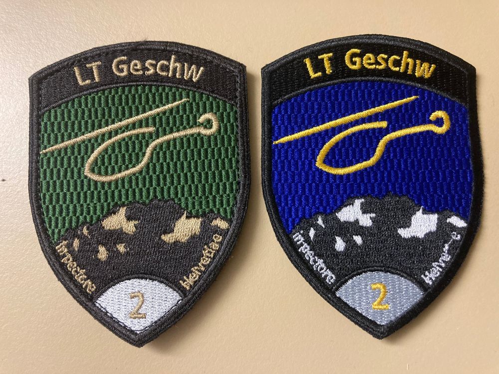 A+B Badge: LT Geschw 2 - Schweizer Luftwaffe (Gebraucht) in Brütten für ...
