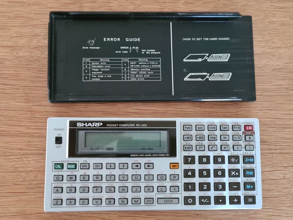 SHARP PC-1401 Financial Pocket Computer 1983 Made in Japan | Kaufen auf Ricardo