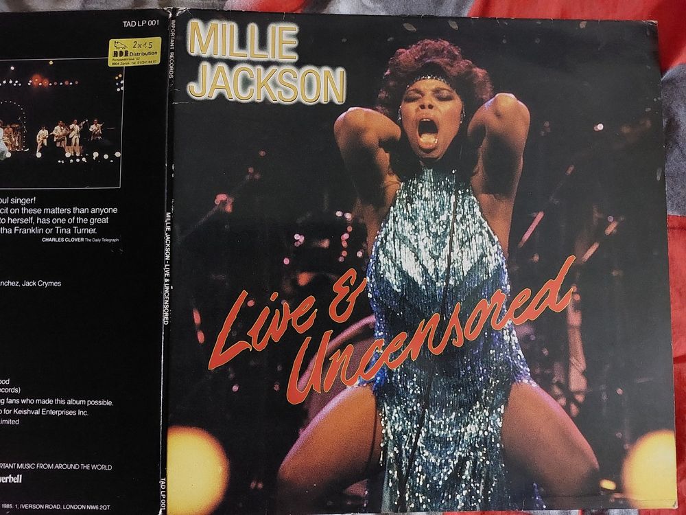 (2XLP) Millie Jackson - Live & Uncensored **SOUL/FUNK** (Gebraucht) in ...