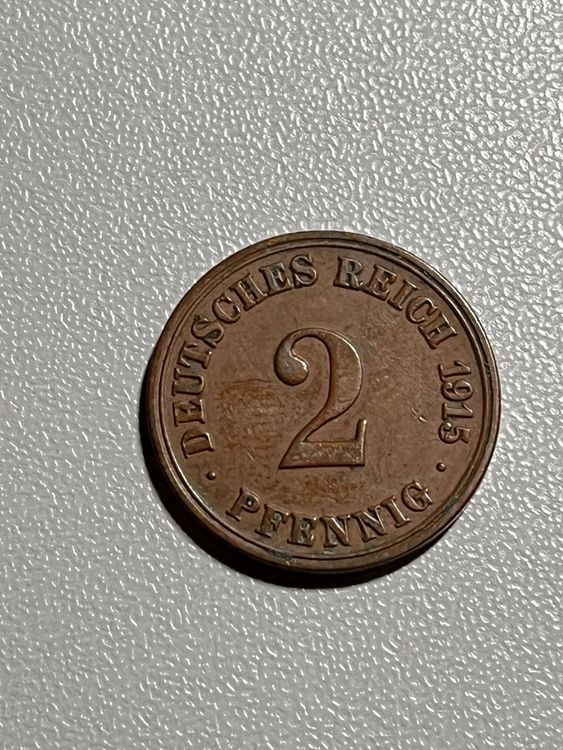 2 Pfennig 1915 Deutsches Reich Wilhelm II | Kaufen auf Ricardo