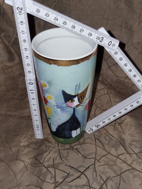 Goebel Rosina Wachtmeister Vase Mein Garten Katze (Gebraucht) in Zürich für CHF 30 – mit ...