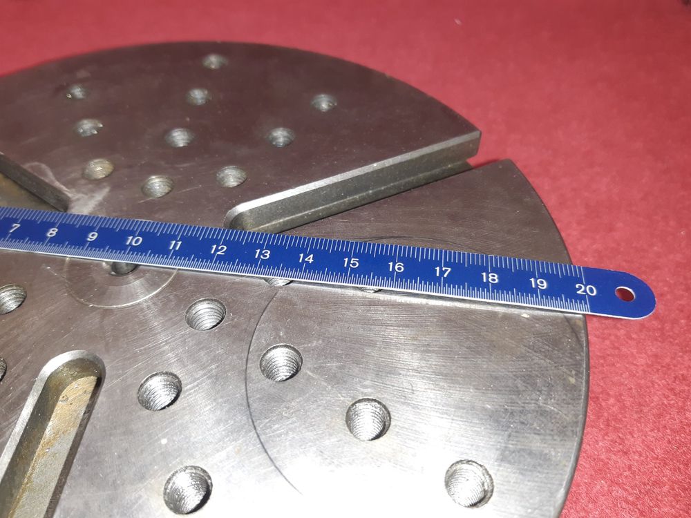 Planscheibe ø200mm für Schaublin Drehbank! Typ 102!!! (Gebraucht) in Lohn-Ammannsegg für CHF 199 ...