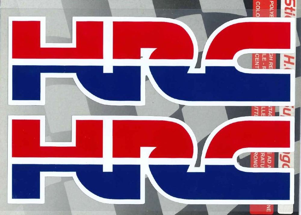 HRC Aufkleber Sticker 2 Stück 15x4.7cm (Art. 15575) (Neu und ...