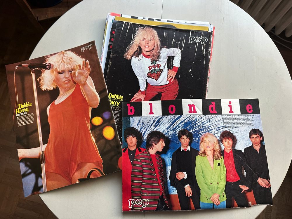 BLONDIE DEBBIE HARRY tolle Bericht + Poster inkl. 70's Kult (Gebraucht ...