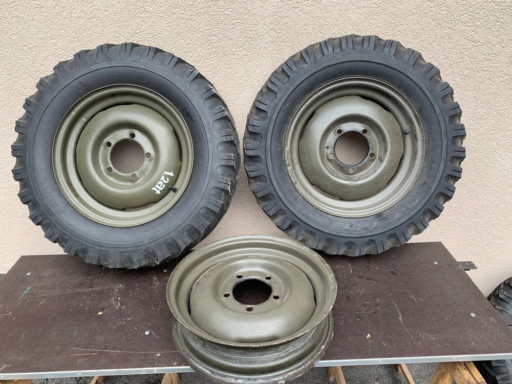 3 genietete Willys Jeep CJ 2A Felgen (Gebraucht) in Willerzell für CHF ...