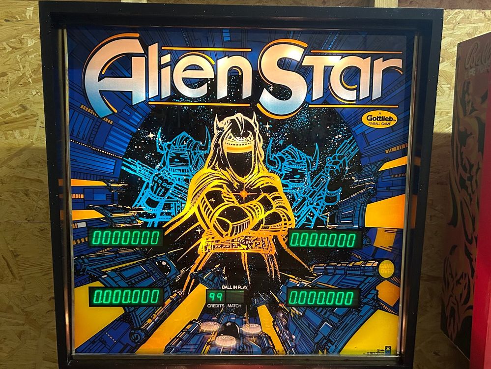 Flipperkasten „Alien Star“ von Gottlieb 1984 | Kaufen auf Ricardo