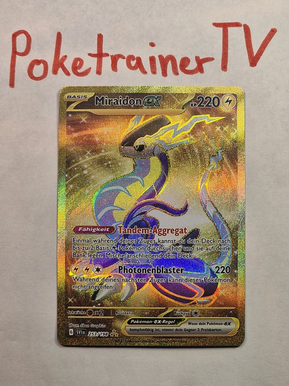 Miraidon ex 253/198 – Gold Secret Rare – Deutsch – Near Mint (Neu ...