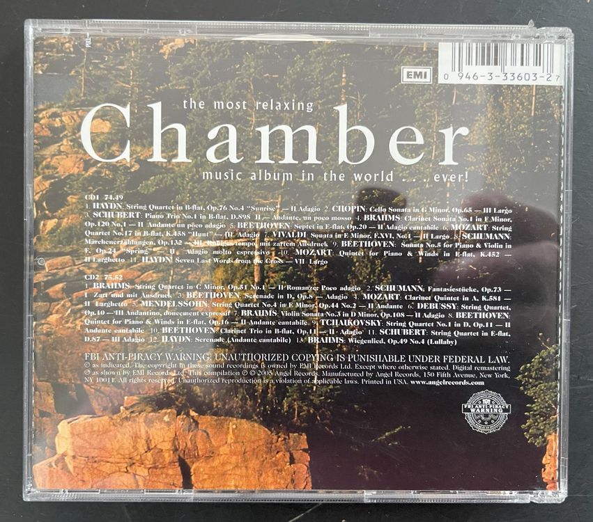 Chamber / Most Relaxing Chamber Album - CD - Ungepackt | Kaufen auf Ricardo