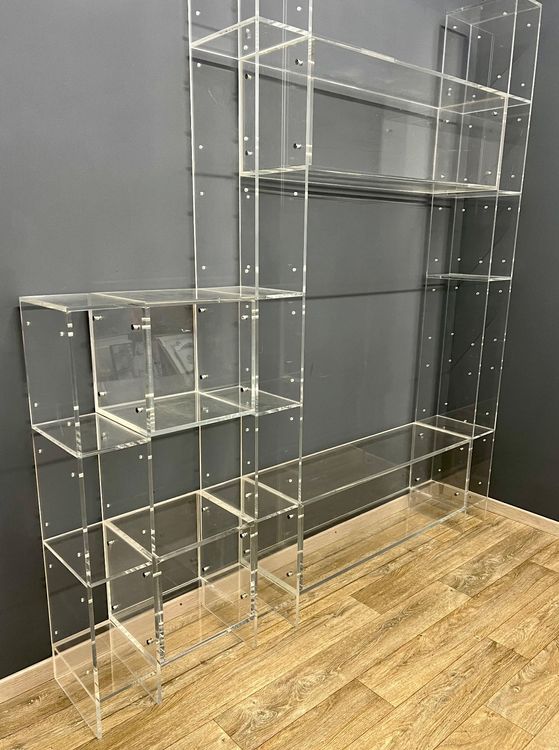 80 Jahre Plexiglas Design Modulares Regal 7 Teilig (Gebraucht) in ...