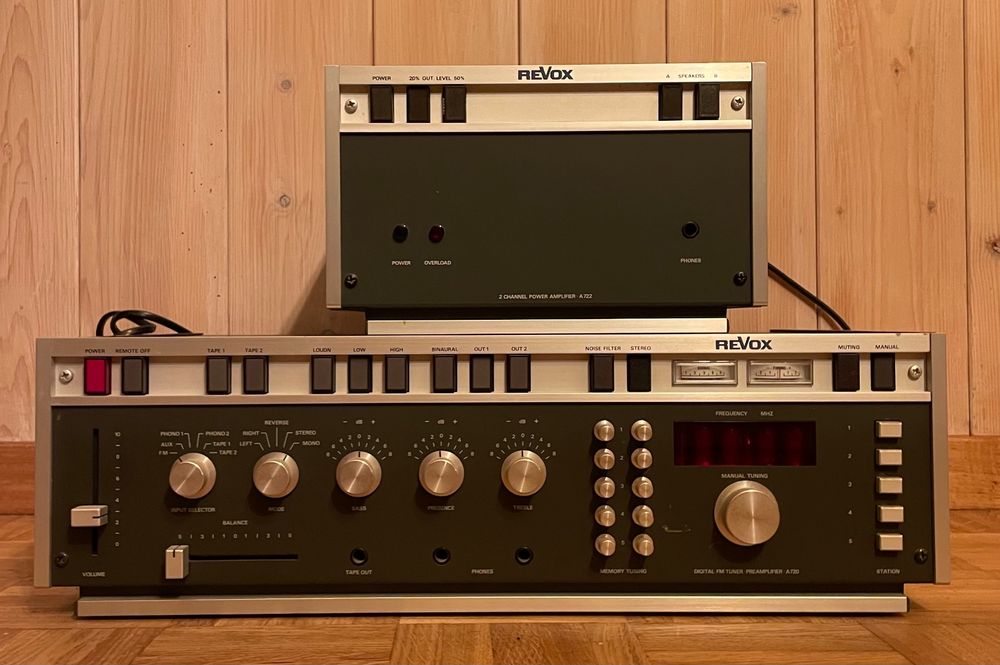 Revox A700, A720, A722 inkl. div Zubehör und Orig. Mikrofone | Kaufen ...