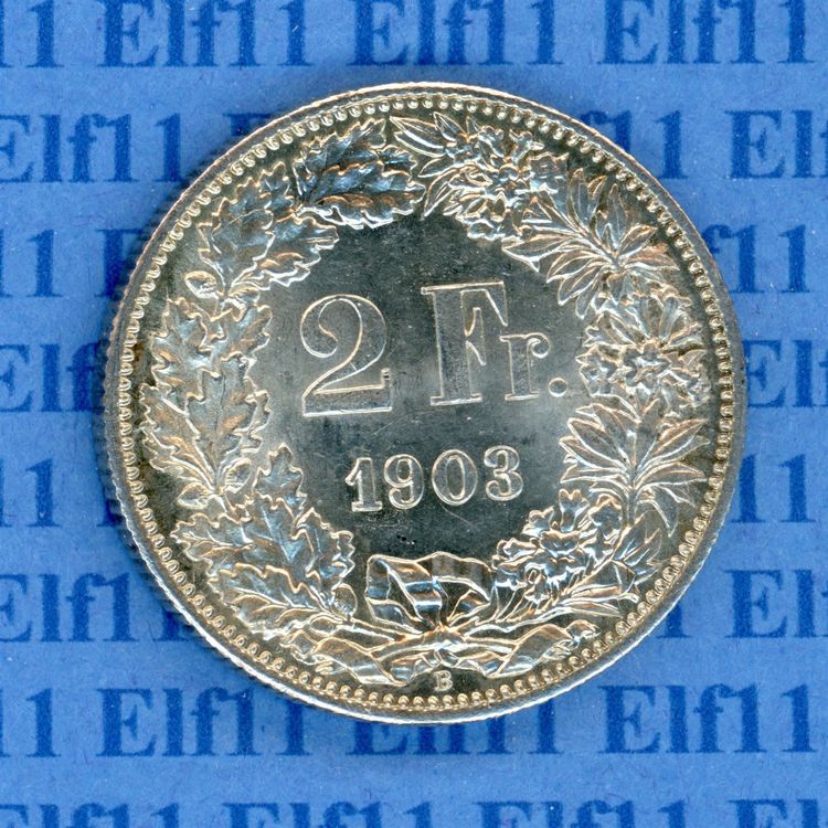 CHF___2.00 1903 -stgl 2 Franken (Neu (gemäss Beschreibung)) in Widnau für CHF 890 – mit ...
