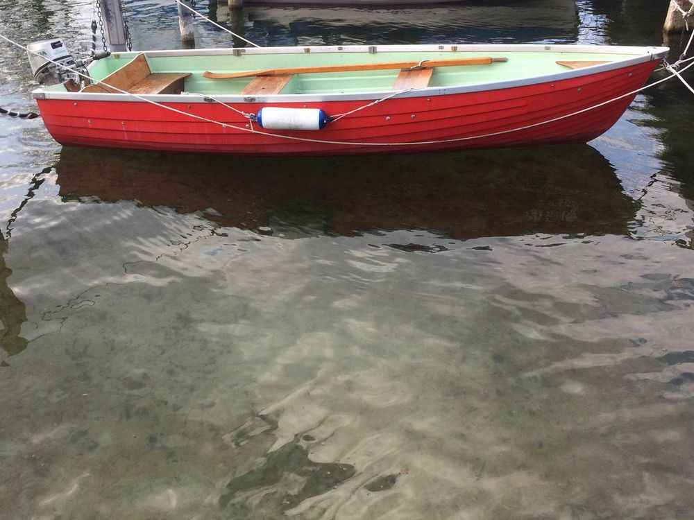 Motorboot Müller Ruderboot rot eingefärbt | Kaufen auf Ricardo