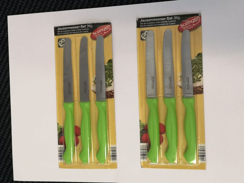 6x Messer Solingen Rüstmesser, neu & originalverpackt (Neu und ...