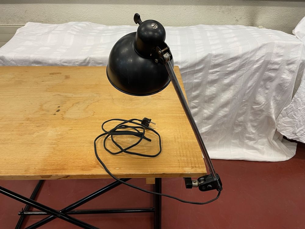 Kaiser Idell Tischlampe mit Kuhlmann Arbeitstisch vintage | Kaufen auf Ricardo