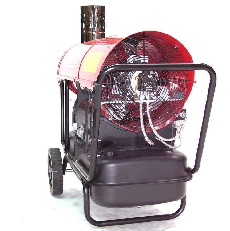 55217 - Indirekte Heizkanone 50kW + 10 Meter Raumthermostat (Neu und ...