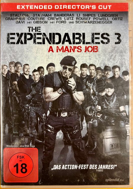 The Expendables 3 - Extended Director's Cut DVD (Gebraucht) in ...