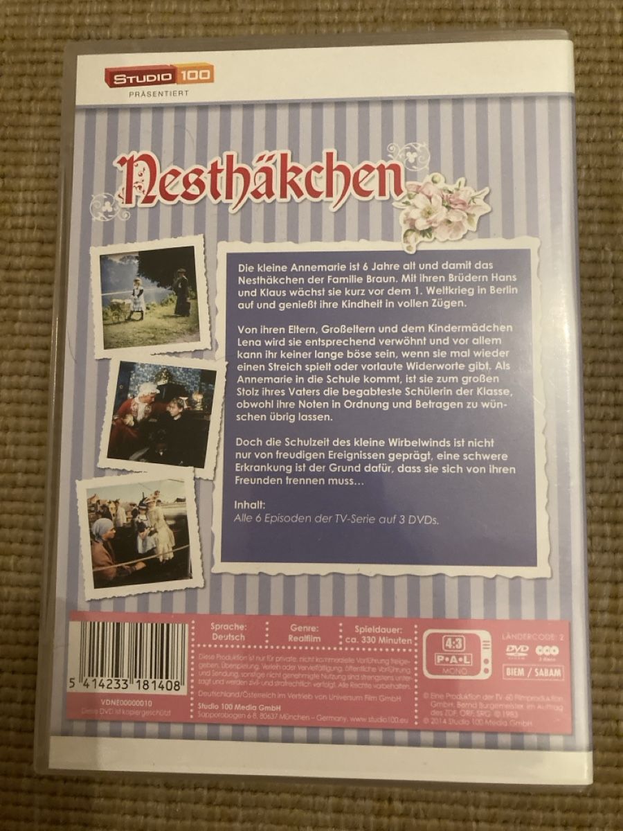 Nesthäkchen - Die komplette TV-Serie auf 3 DVDs! Top! (Gebraucht) in ...