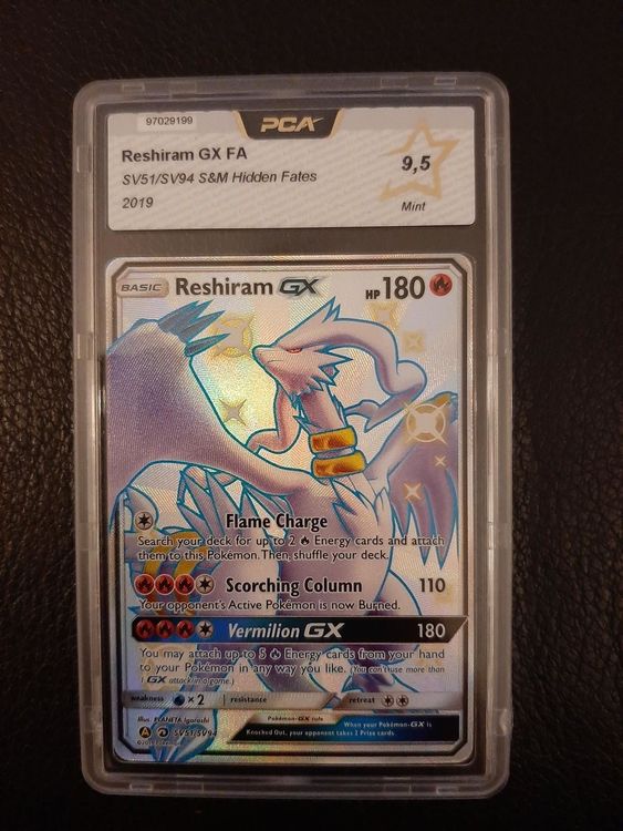 Pokémon Reshiram GX Full Art PCA PSA 9,5 | Kaufen auf Ricardo