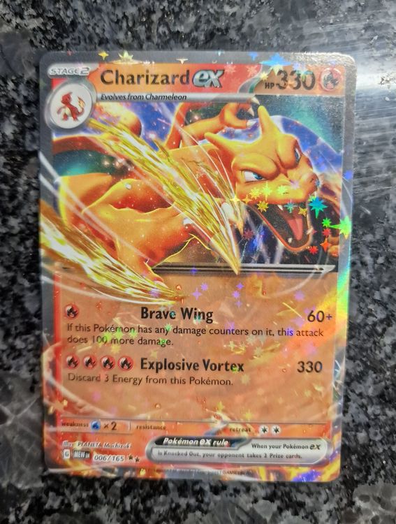 Charitard Glurak ex 006/165 pokemon 151 scarlet & violet (Neu (gemäss ...