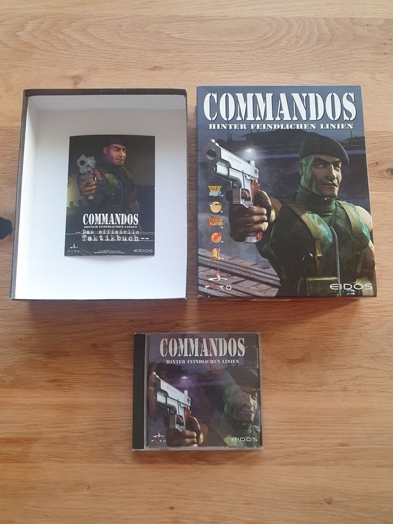 PC Game Commandos 1 1998 Big Box + Bonus Commandos 2 + 3 (Gebraucht) in ...