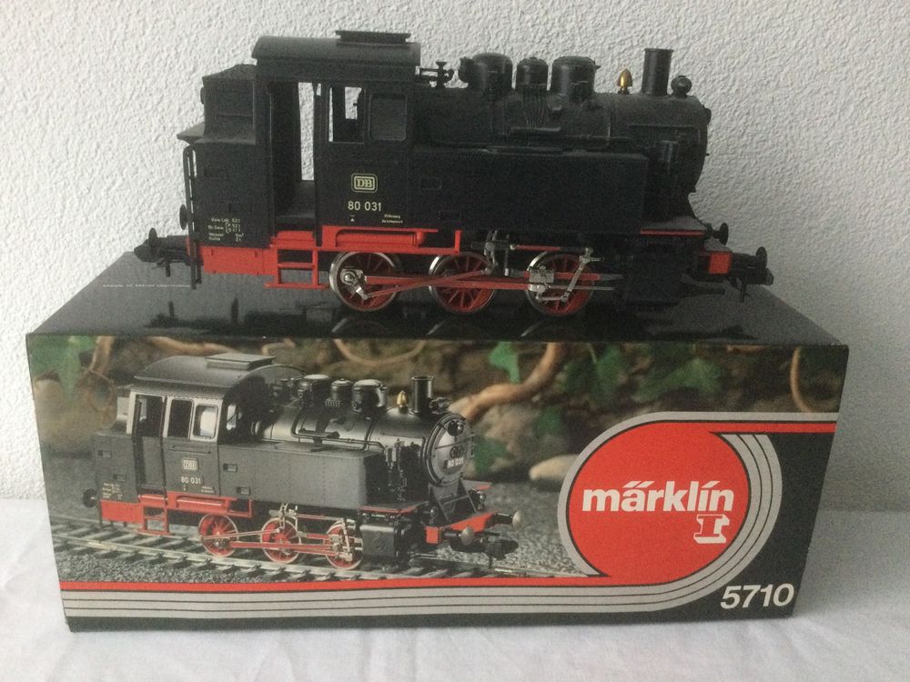 Märklin 5710 Spur 1, Dampflok DB - BR 80031, OVP (Gebraucht) in ...