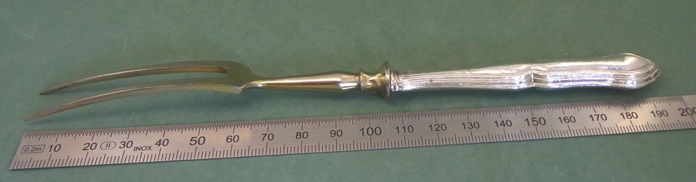 Wurst Gabel Griff 800 Silber Vorderteil Stahl Deutschland | Kaufen auf ...